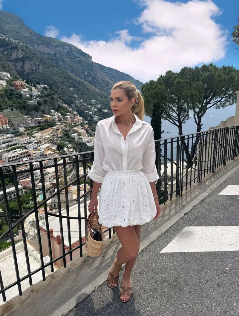 Conjunto Off White Lorena - Cloude - Sarez Store